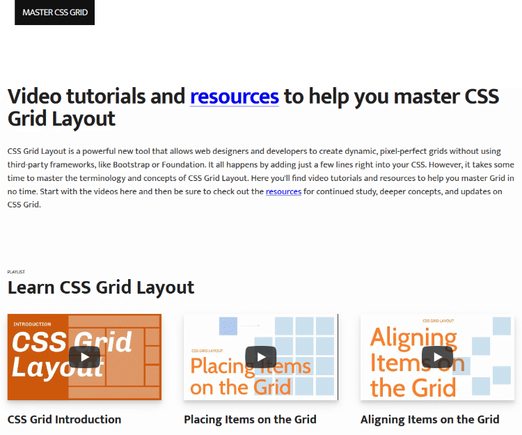 CSS Grid Examples • Page 3 of 6 • Real sites using CSS Grid Layout